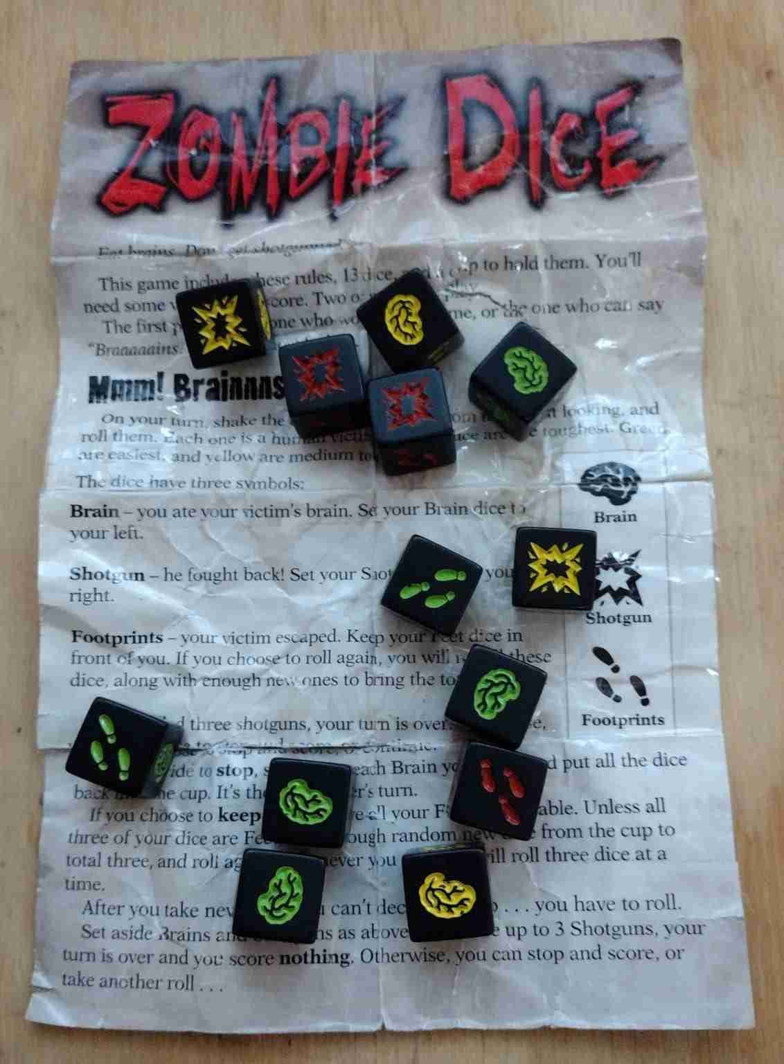 Zombie Dice : Gypsy Gameschooler